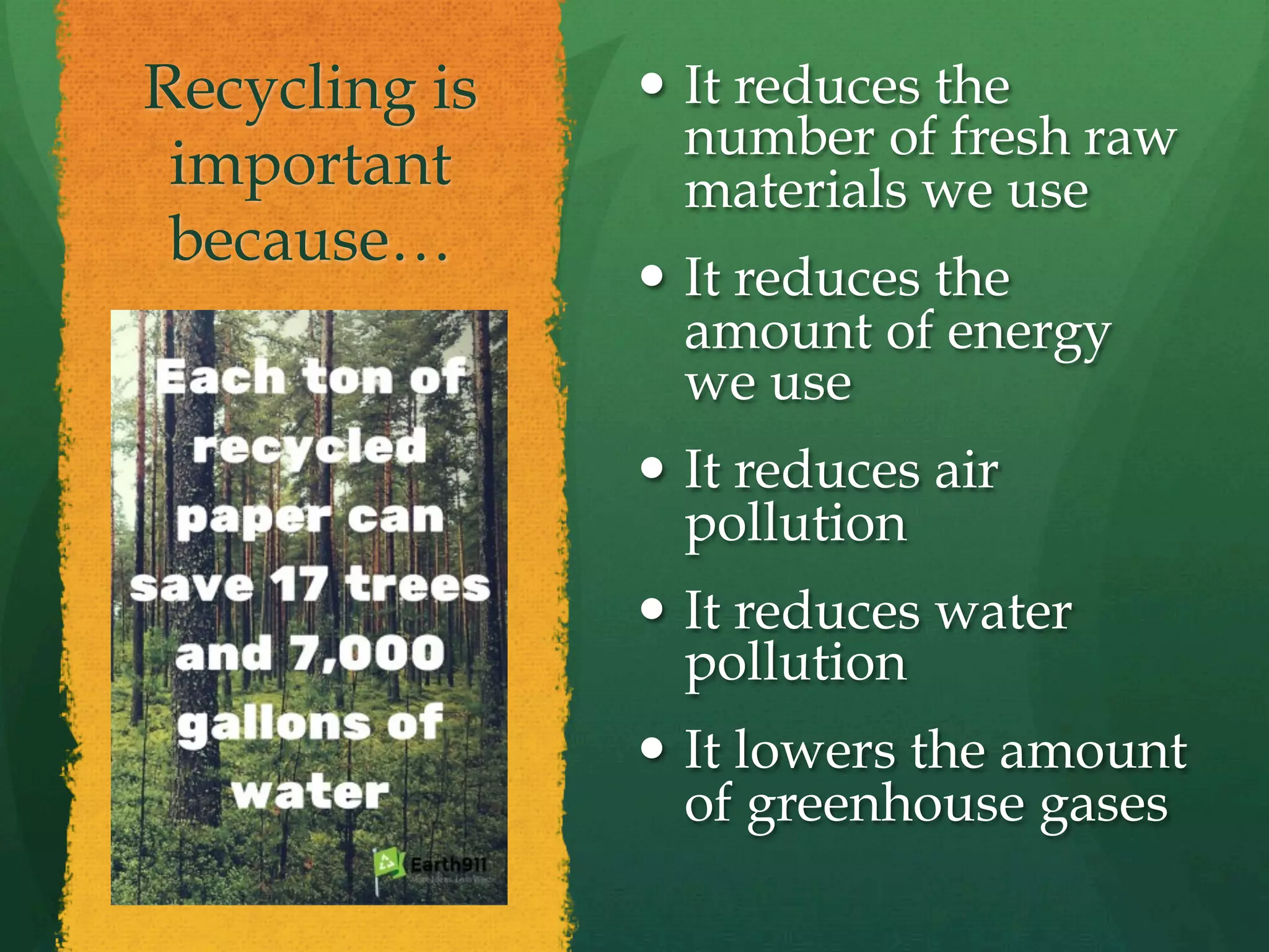 Recycling presentation | PDF