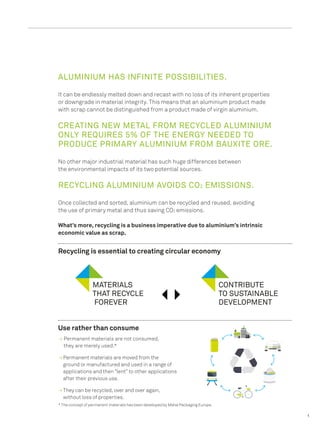 The aluminium beverage can going full circle - Recycling aluminium | PDF