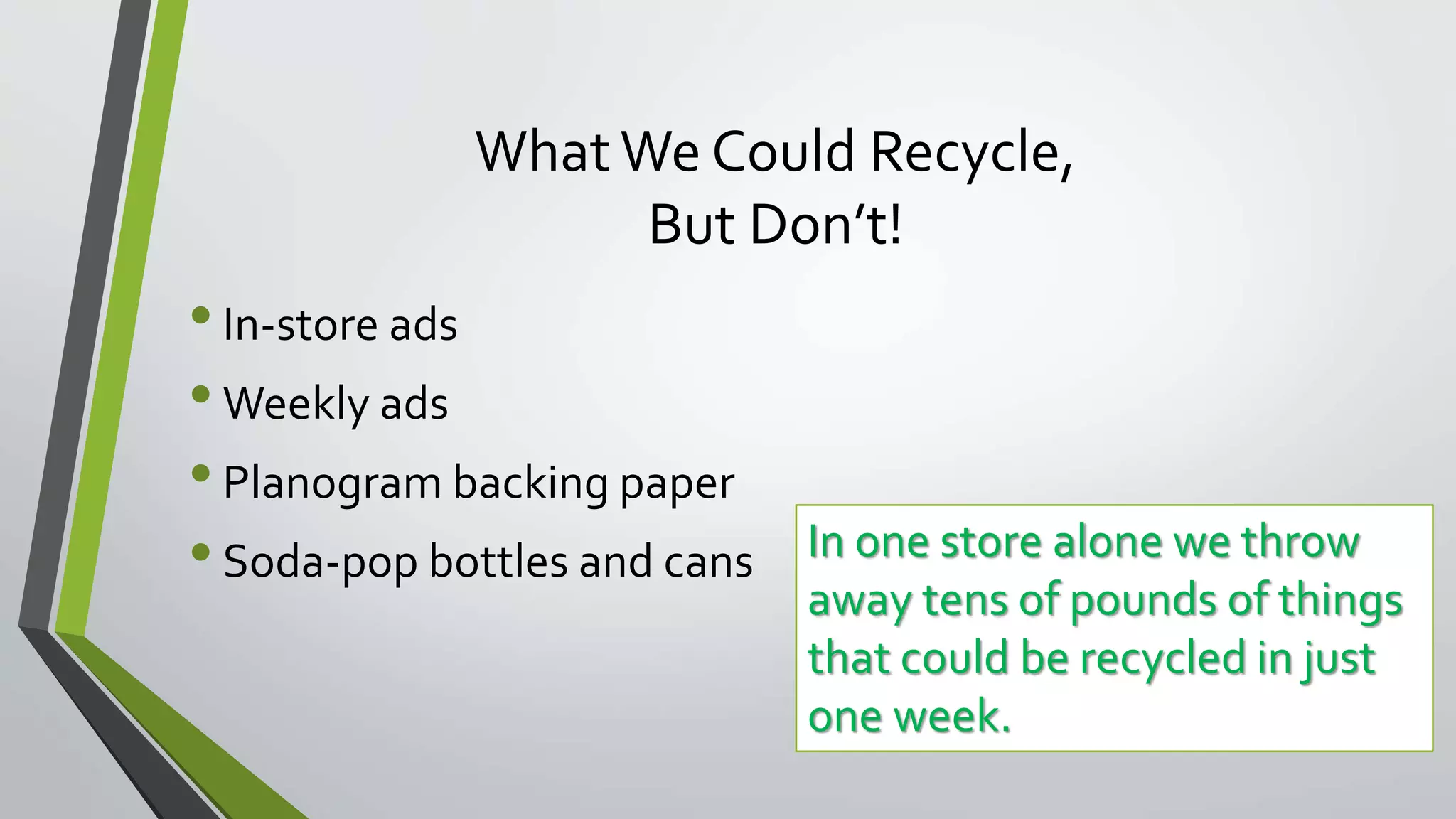 Recycling Proposal | PPT