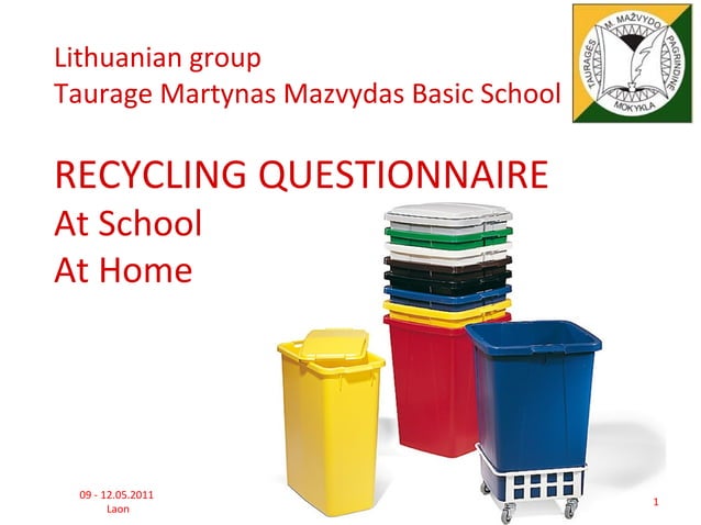 Recycling questionnaire | PPT