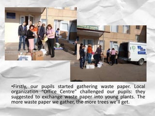 Recycling school paper | PPTX