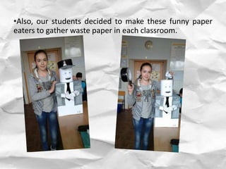 Recycling school paper | PPTX
