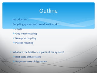 Recycling system in australia | PPT