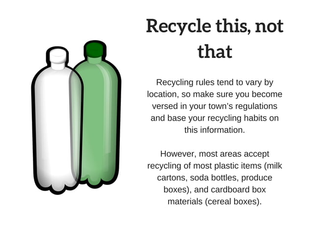 Recycling the right way | PPT