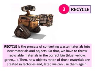 Recycling wall e | PPTX