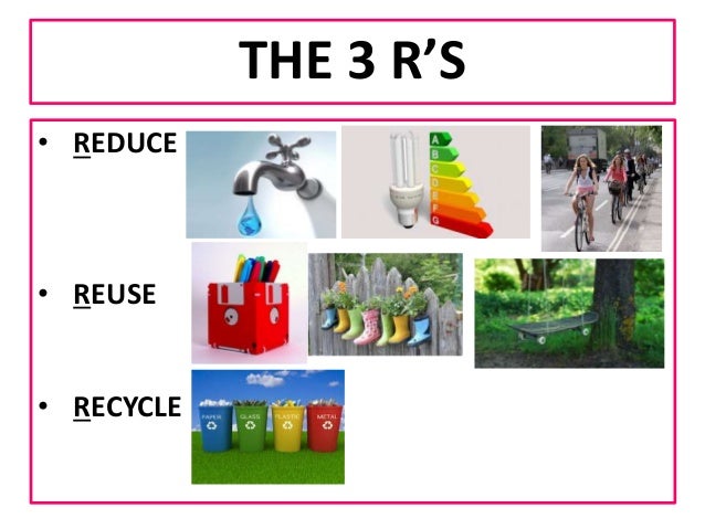Reduce Reuse Recycle Examples Reduce, Reuse And Recycle Image