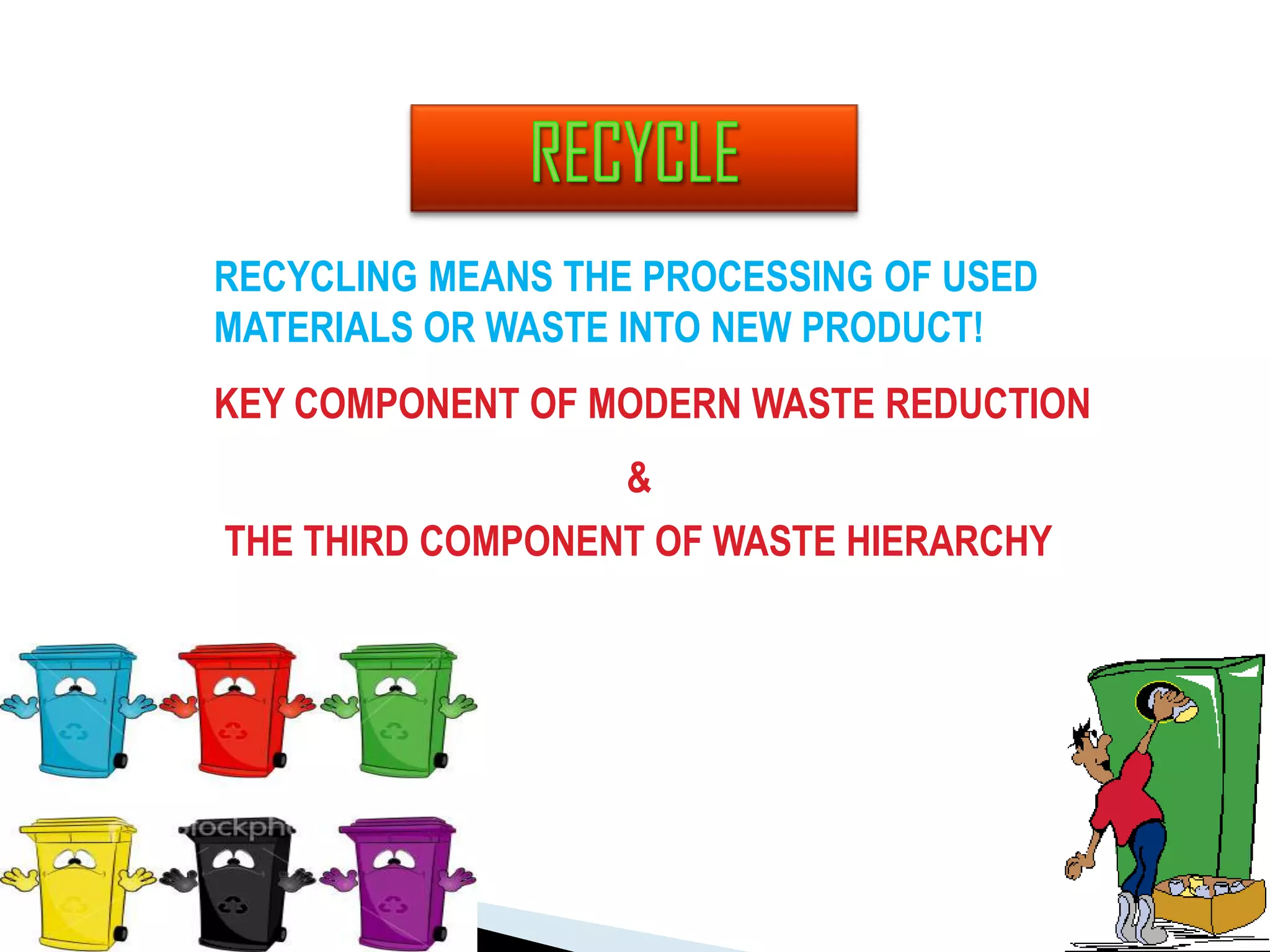 Recycling waste materials | PPTX