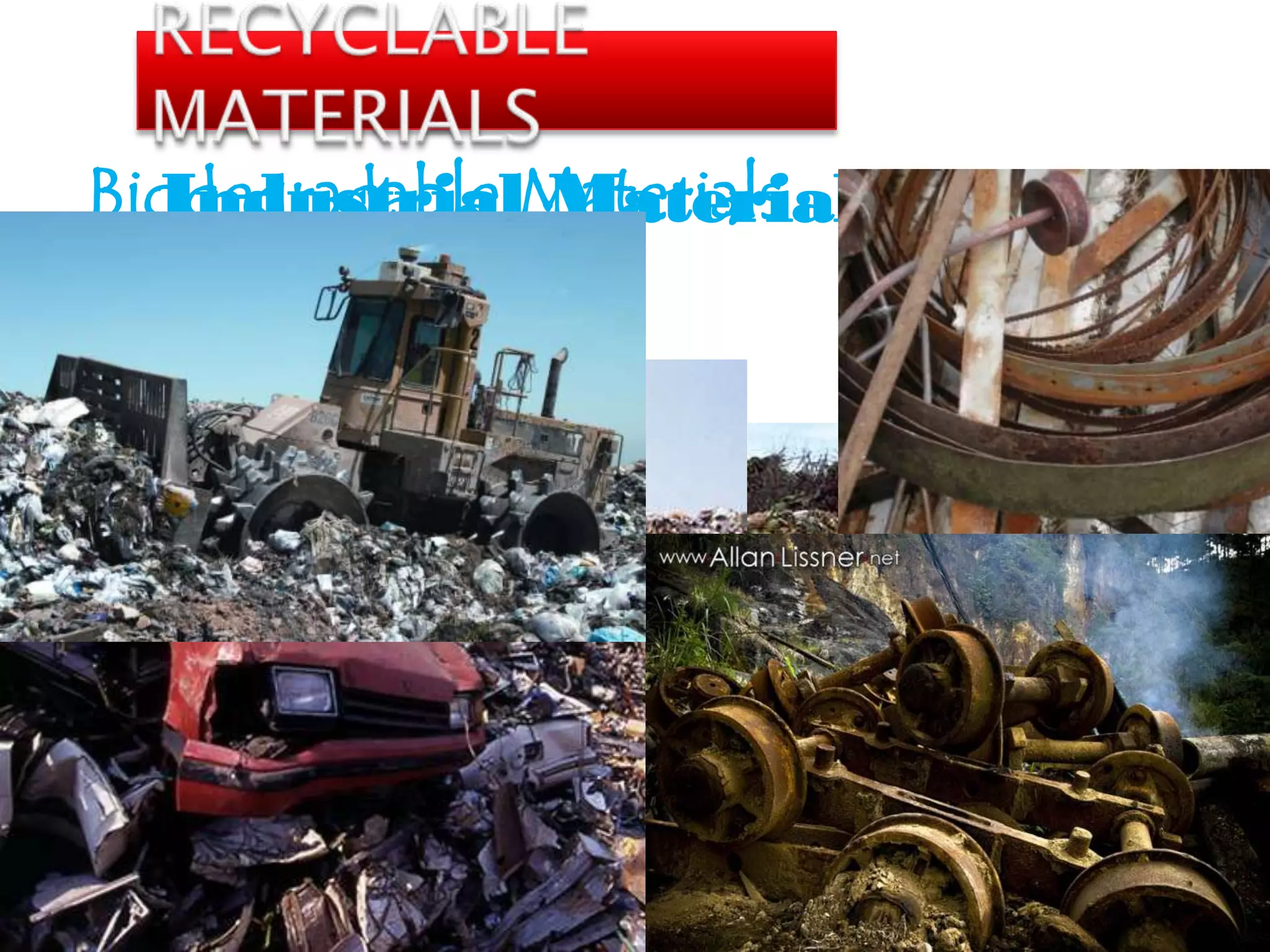Recycling waste materials | PPTX