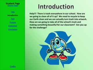 Recycling WebQuest | PPTX