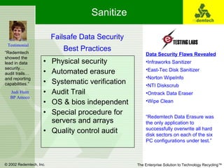 Recyle the E-waste-T | PPT | Environmental Services Industry | Industries