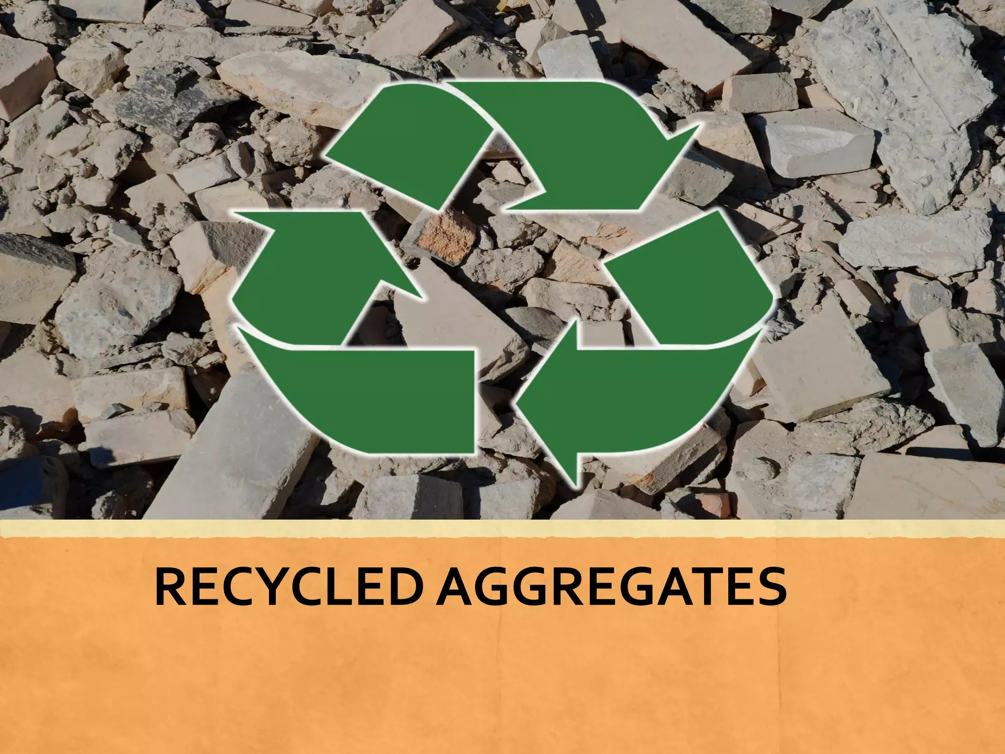 Recyled aggregates (Concrete Technology and Building Materials) | PDF