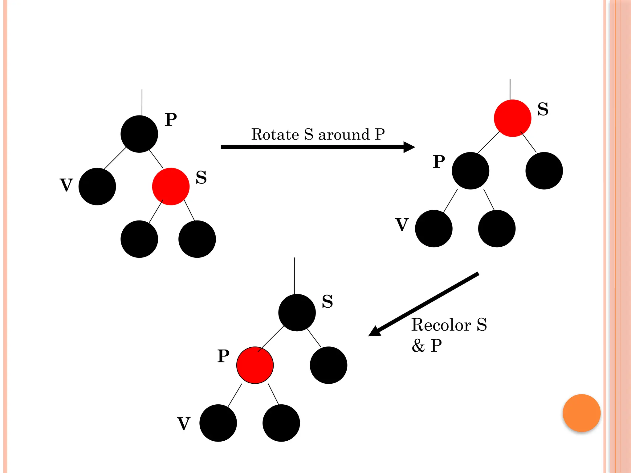 Red-black-tree presentation in Algorithm | PPTX