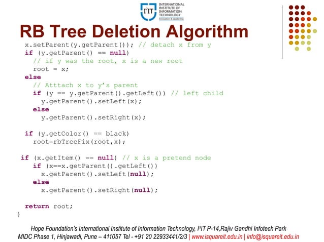 Red Black Tree Insertion & Deletion | PPTX | Programming Languages | Computing