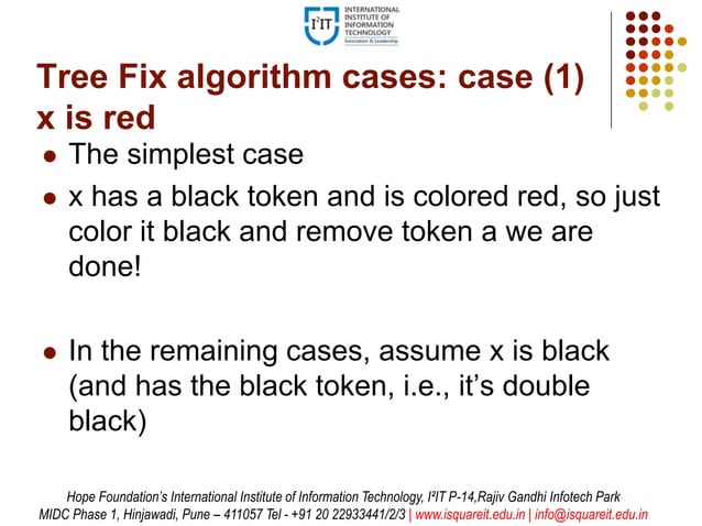 Red Black Tree Insertion & Deletion | PPTX | Programming Languages | Computing