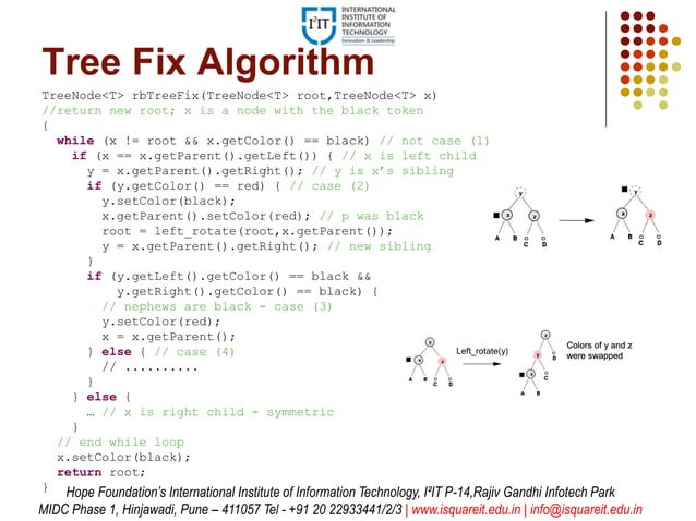 Red Black Tree Insertion & Deletion | PPTX | Programming Languages | Computing