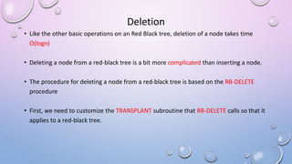 Red black trees | PPTX