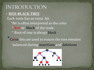 Red black tree | PPT