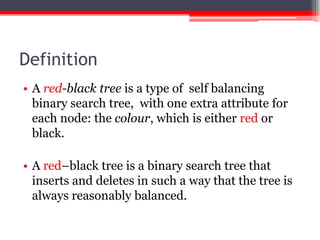 Red black trees1109 | PPTX