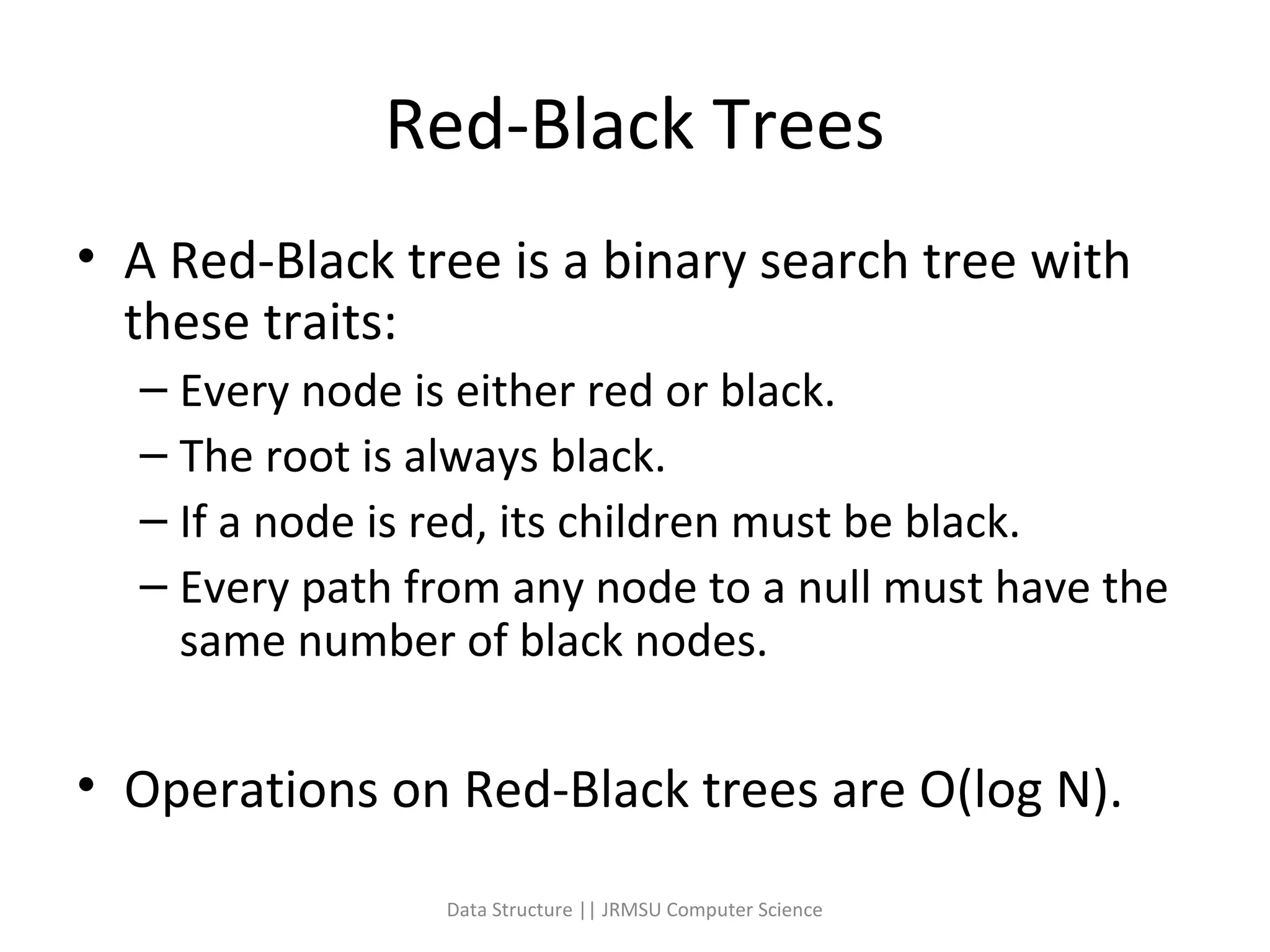 Red black trees presentation | PPT