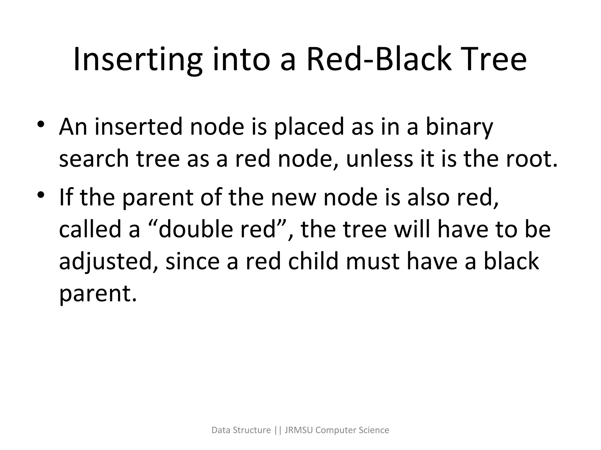 Red black trees presentation | PPT