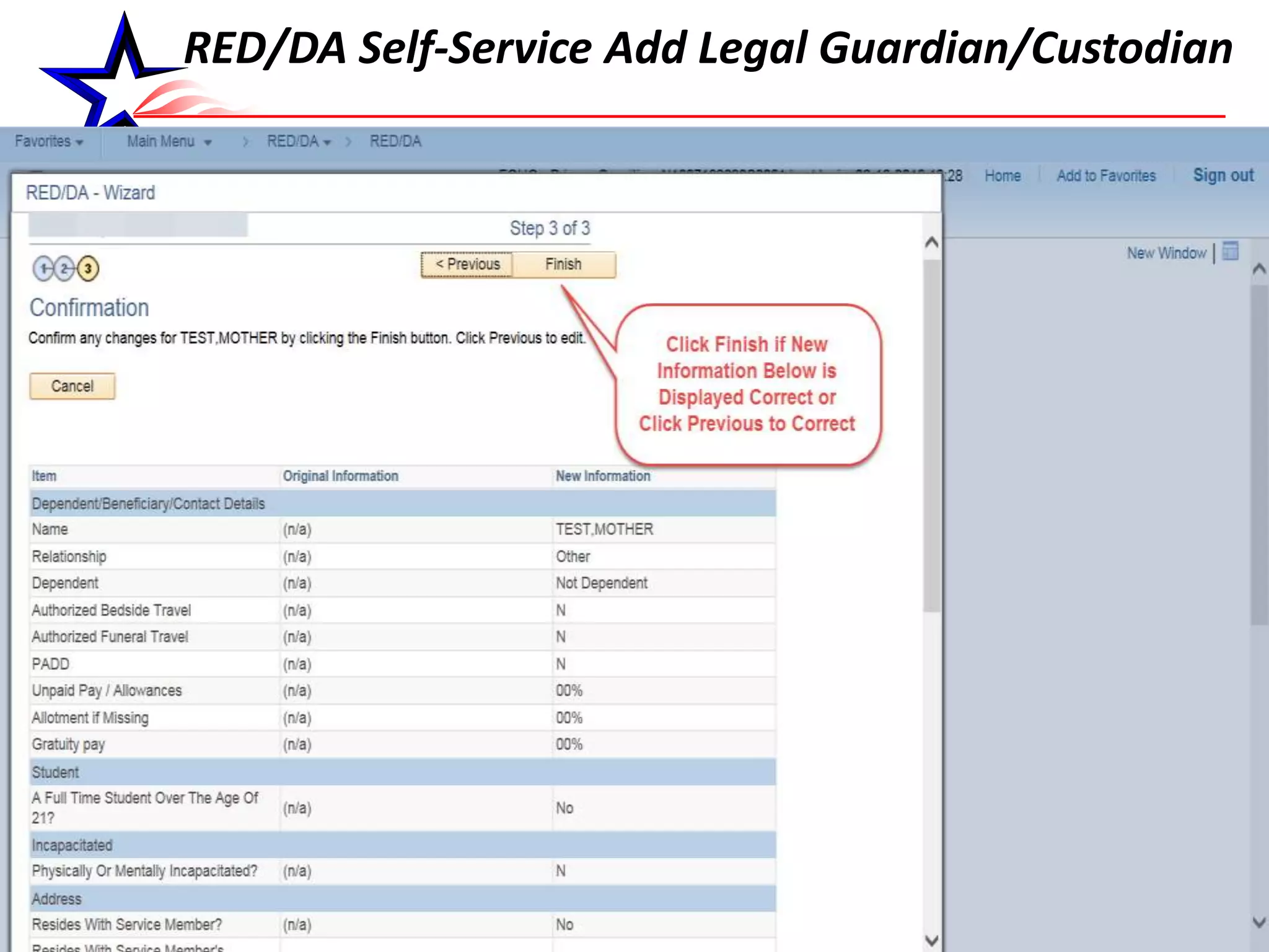 (NSIPS) DEPENDENCY APPLICATION - PERS 2 | PPTX