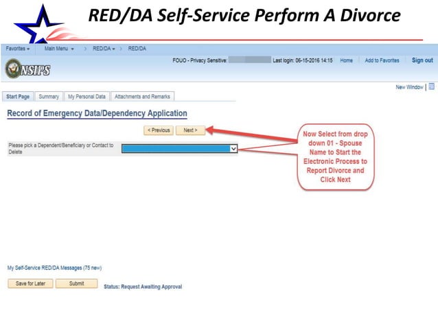 (NSIPS) DEPENDENCY APPLICATION - PERS 2 | PPTX | Family and Relationships