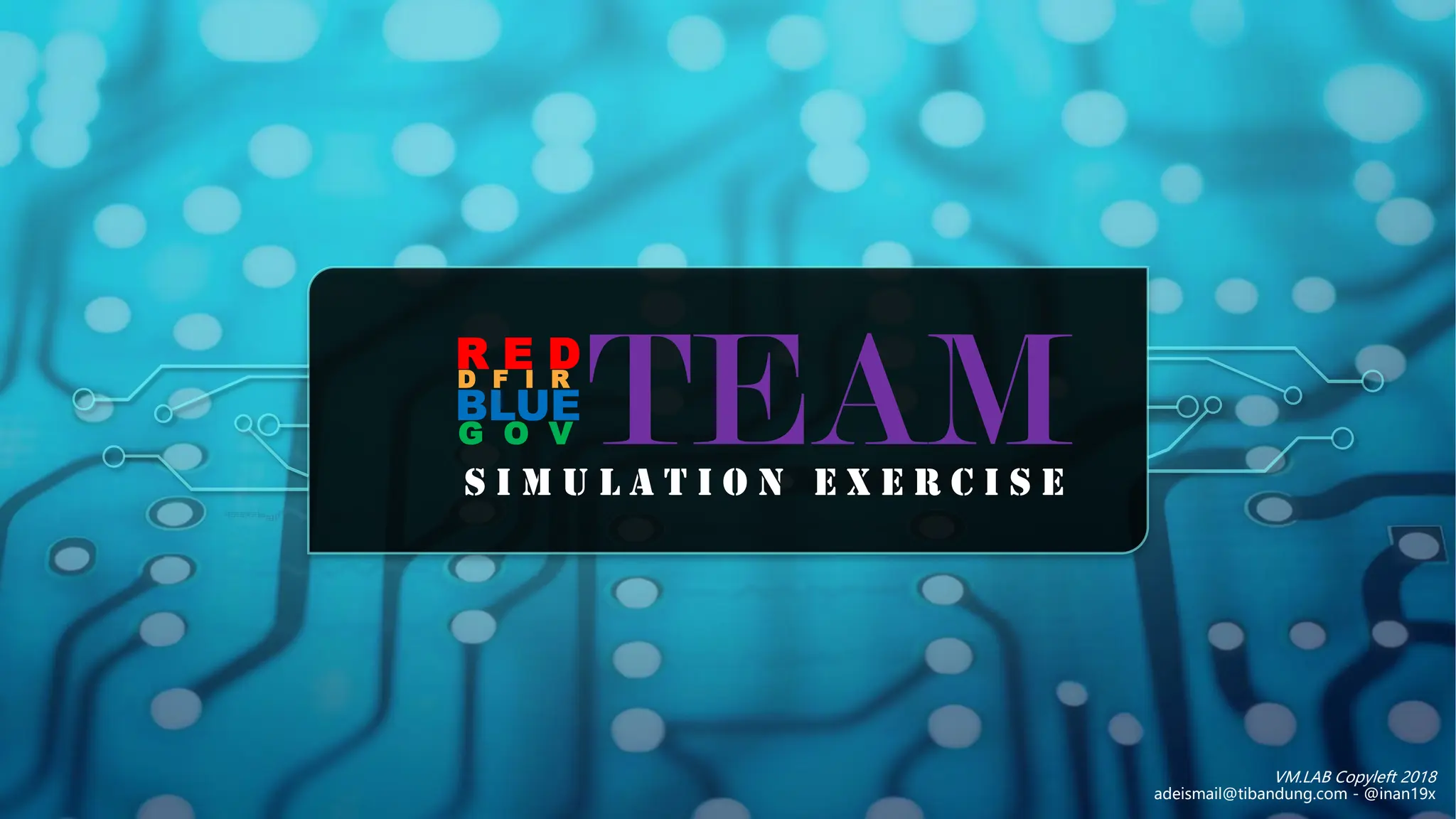 Red-DFIR-Blue-Gov-Team Cyber Simulation Exercises.pdf