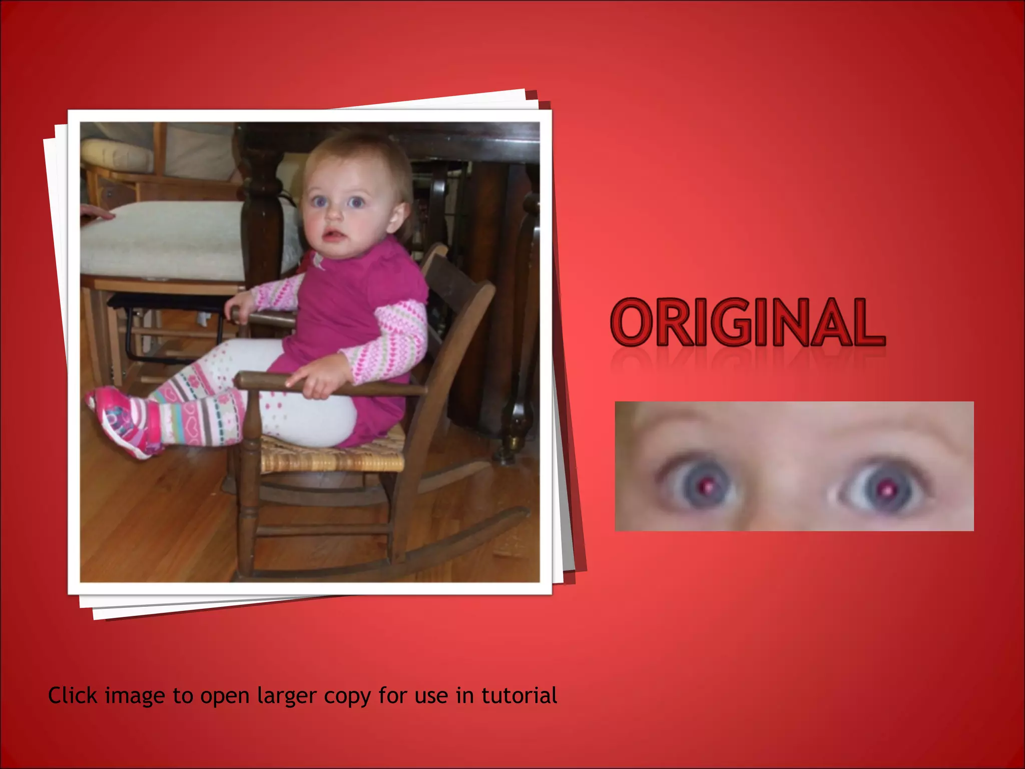 Red Eye Removal Photoshop Tutorial | PPT