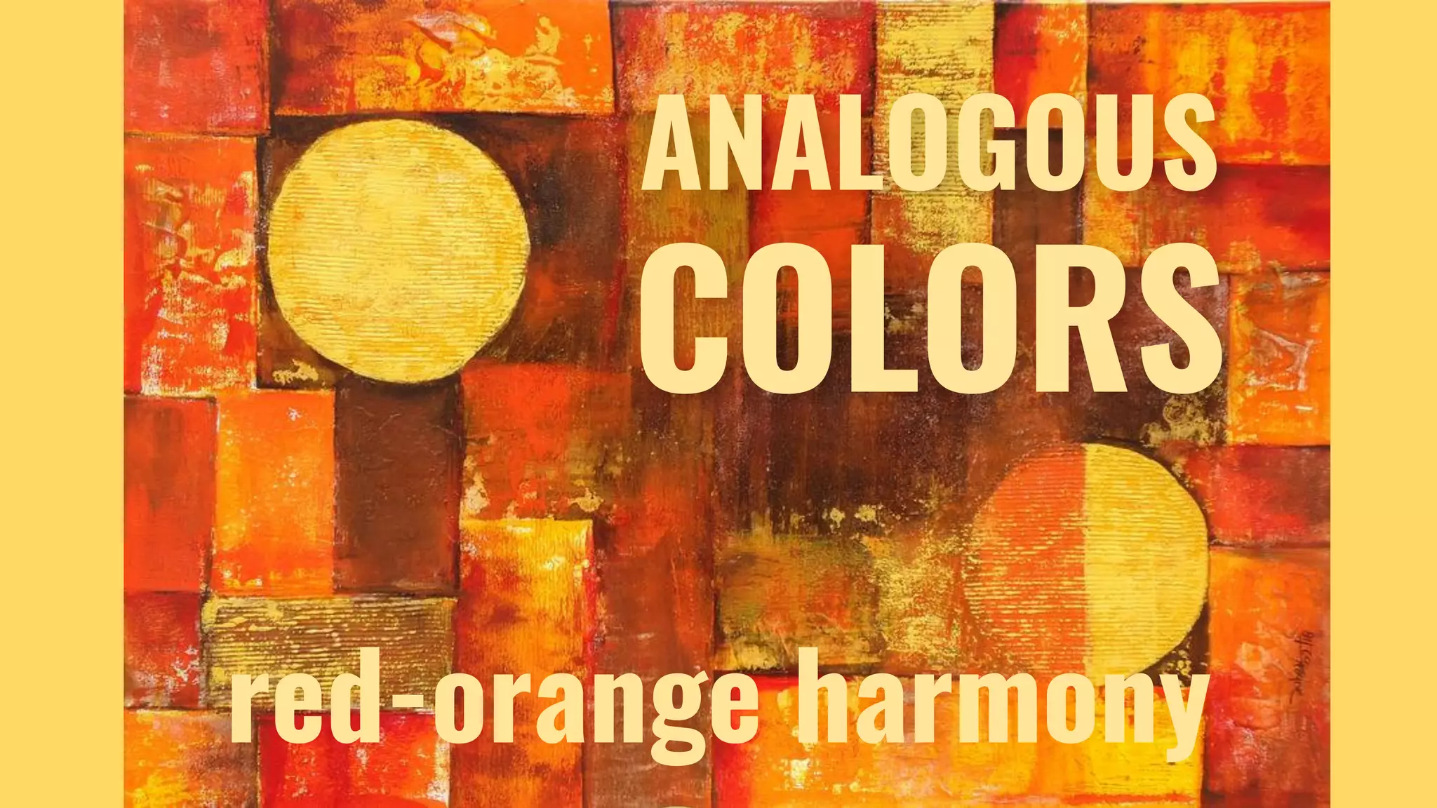 Analogous Colors : Red and Orange Harmony | PDF