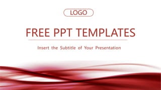 red-simple-business-report-slides power point | PPTX