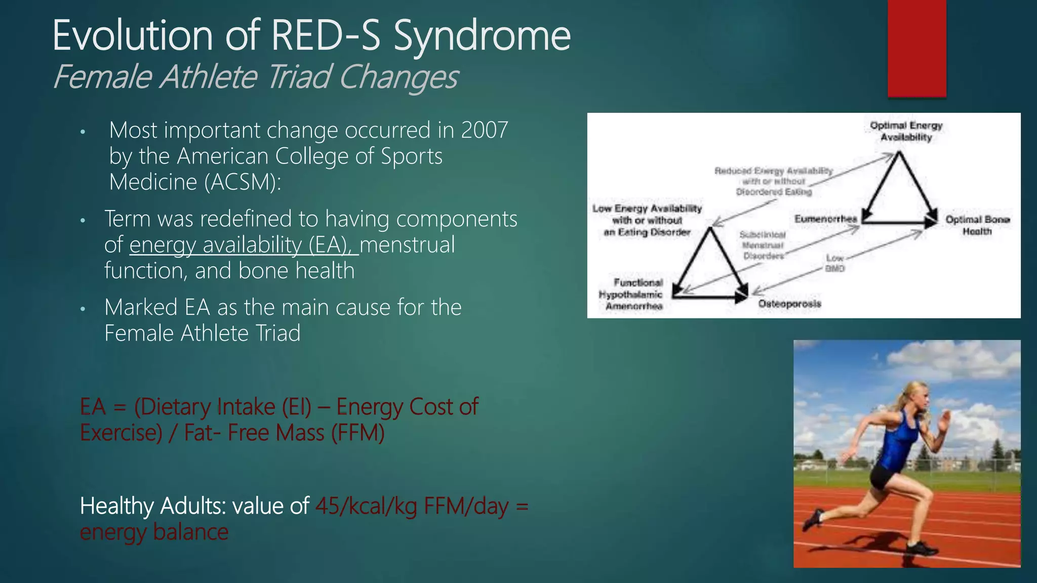 RED-S Syndrome in Men and Women | PPTX