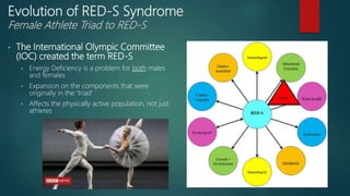 RED-S Syndrome in Men and Women | PPTX