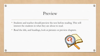 Before, During, and After Reading Strategies. | PPTX