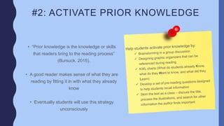 BDA Reading Strategies | PPTX