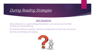 Before, During, and After Reading Strategies by Ranika Hart | PPTX