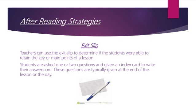 Before, During, and After Reading Strategies by Ranika Hart | PPTX