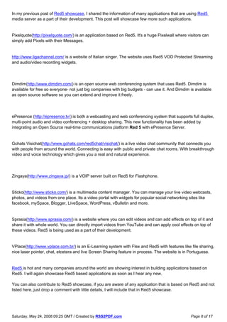 Red5 Open Source Flash Server | PPT