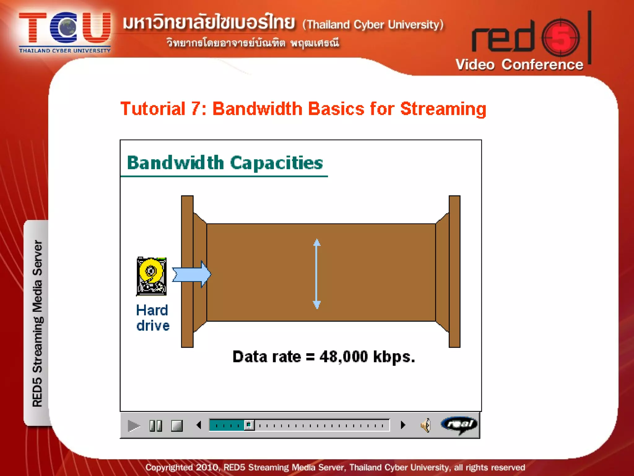 Red5 streaming template | PPT