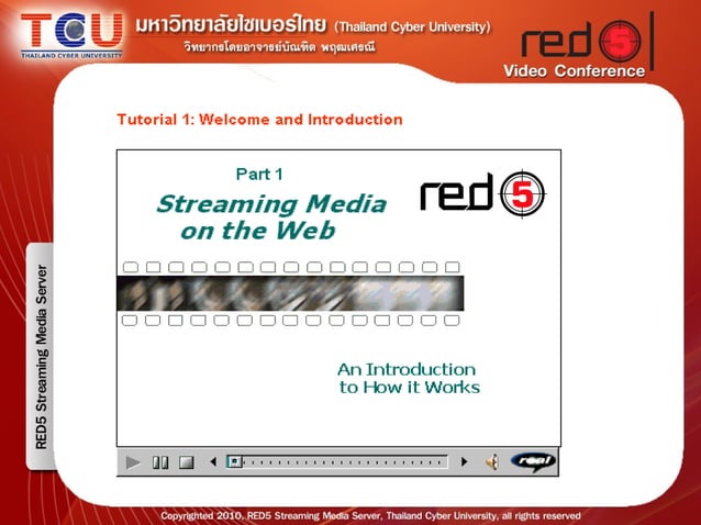 Red5 streaming template | PPT