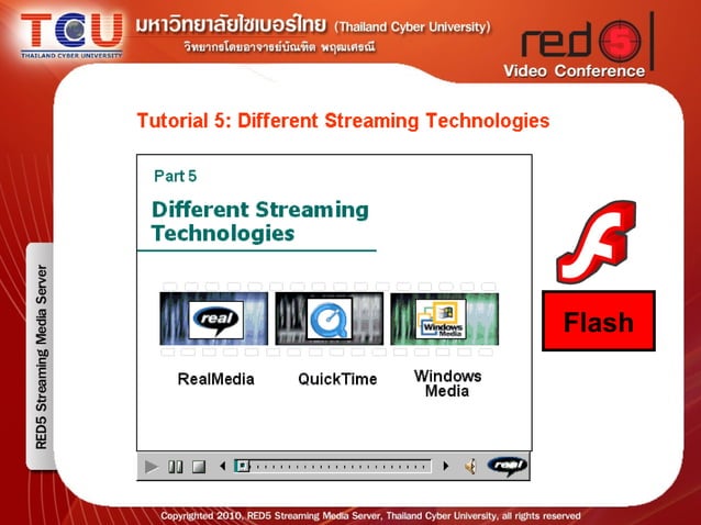 Red5 streaming template | PPT