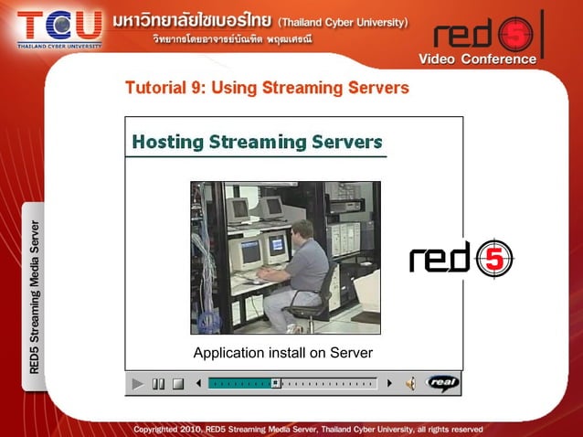 Red5 streaming template | PPT