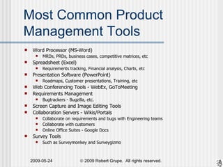 Red7 Product Management Software Tools Overview | PPT