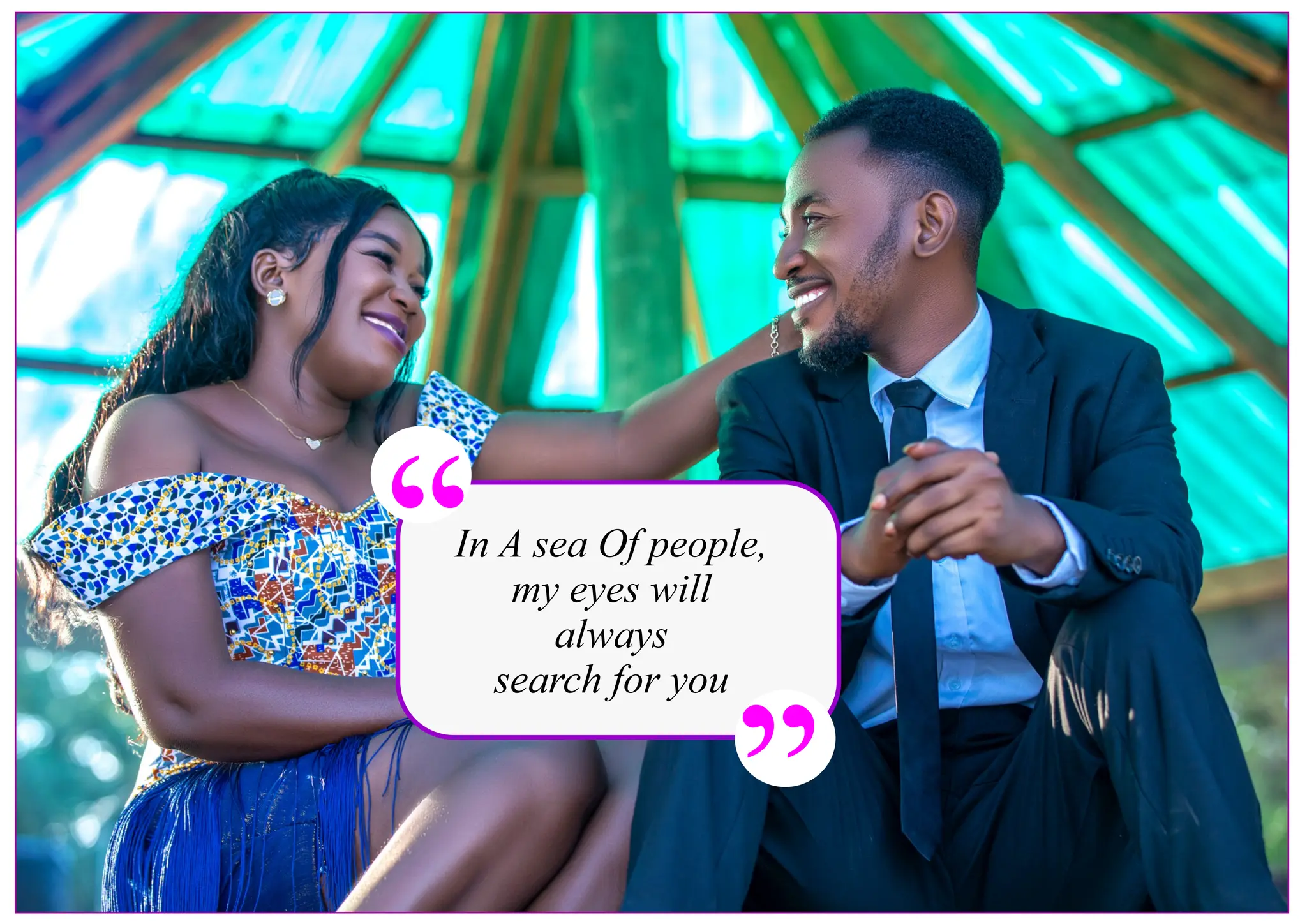 Programme line-up of the Solemnization of the holy Matrimony between ...