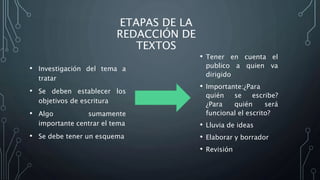 Redacción de textos | PPTX