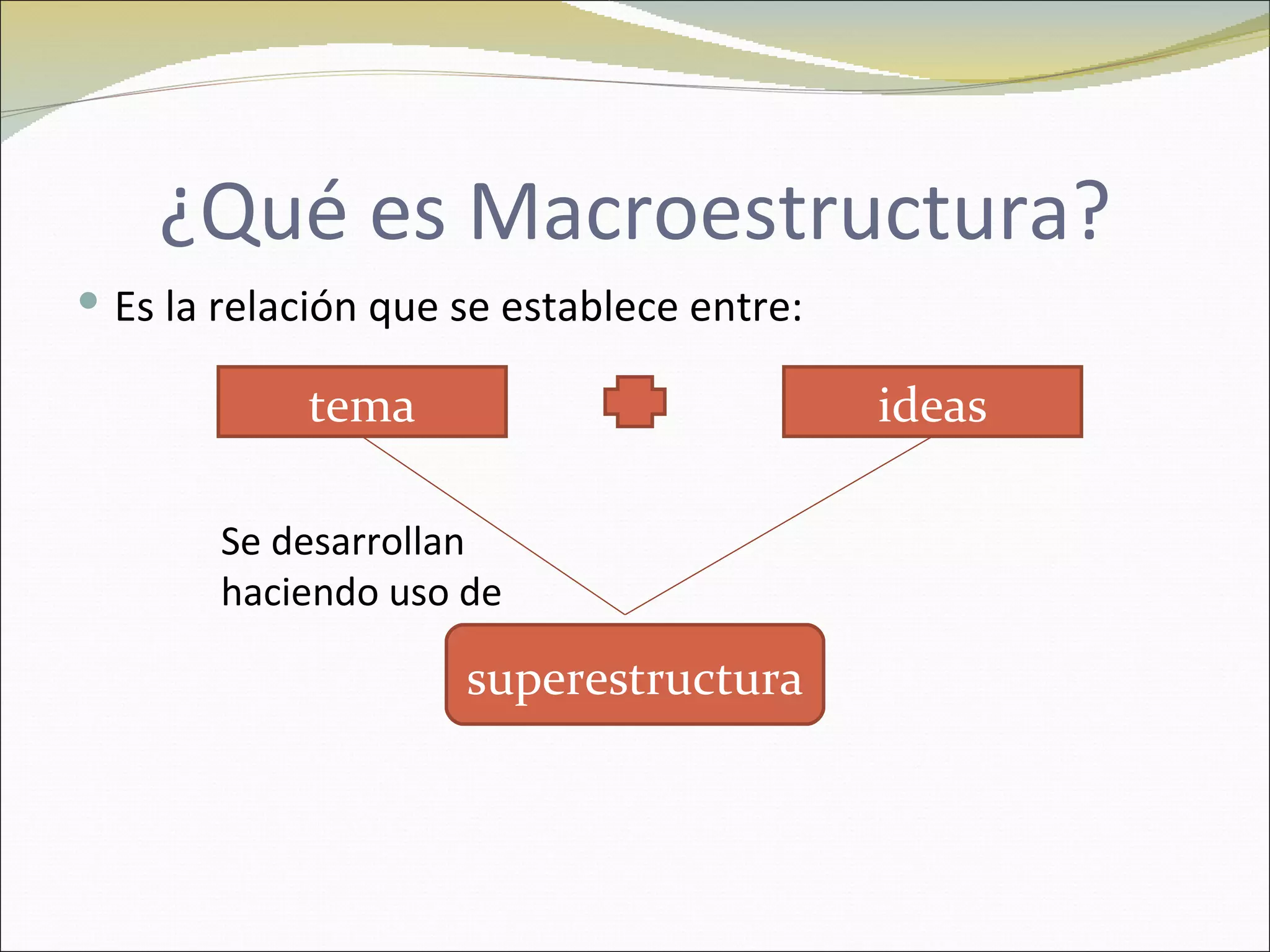 Redaccion1 macroestructura y microestructura | PPT