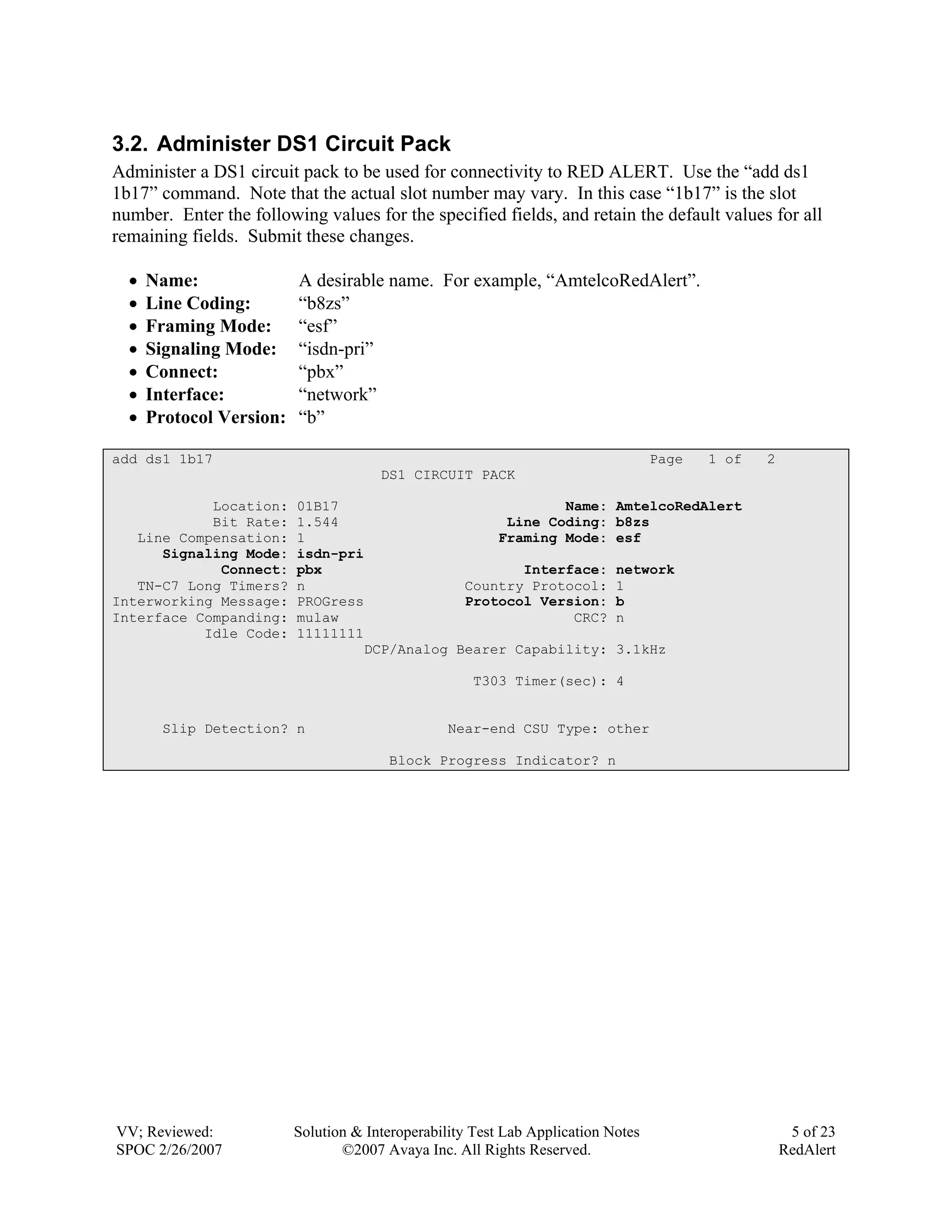 AMTELCO RED ALERT AVAYA Integration | PDF