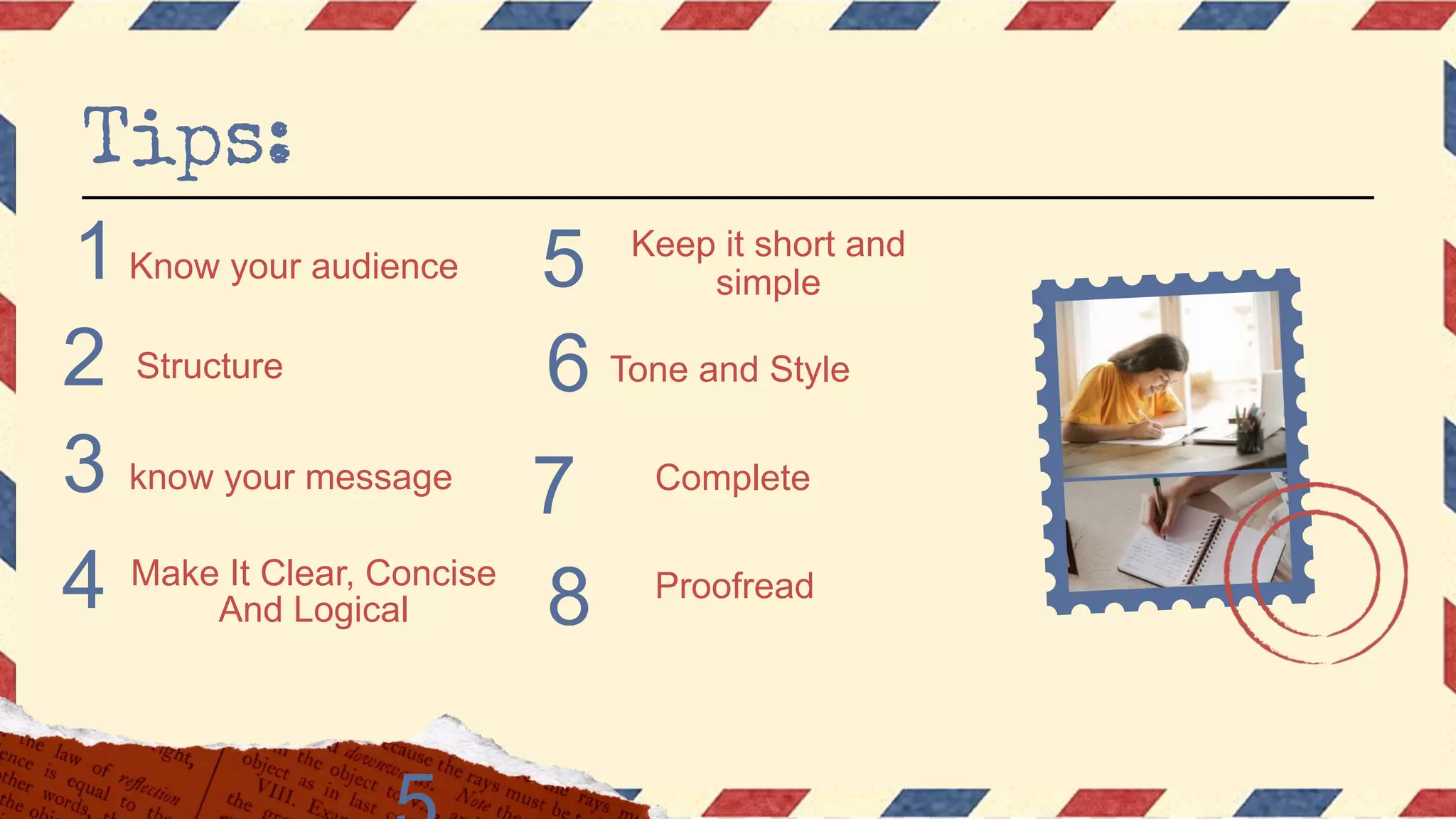 Tips on writing Business Letter | PPTX