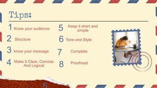 Tips on writing Business Letter | PPT