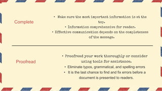 Tips on writing Business Letter | PPT