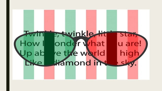 Third OPTOMETRY RED AND GREEN GOGGLES.pptx | Eye and Vision Conditions ...